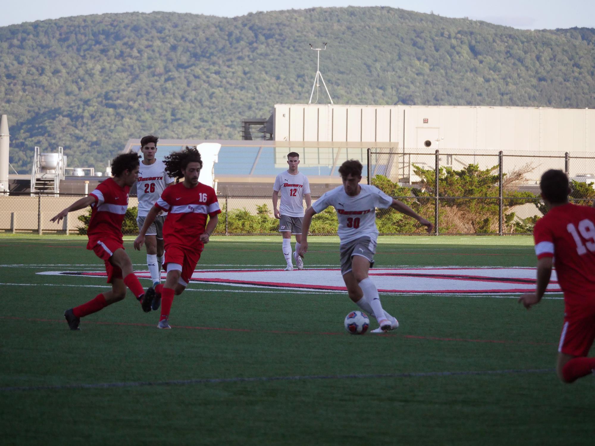Men's soccer battles Rensselaer to a scoreless draw in season opener ...