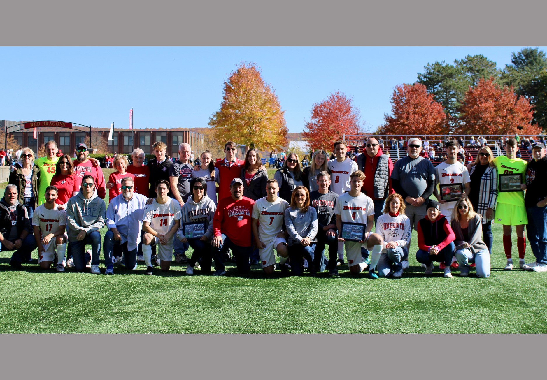 Men's Soccer Secure First-Round Bye on Senior Day - SUNY Oneonta Athletics