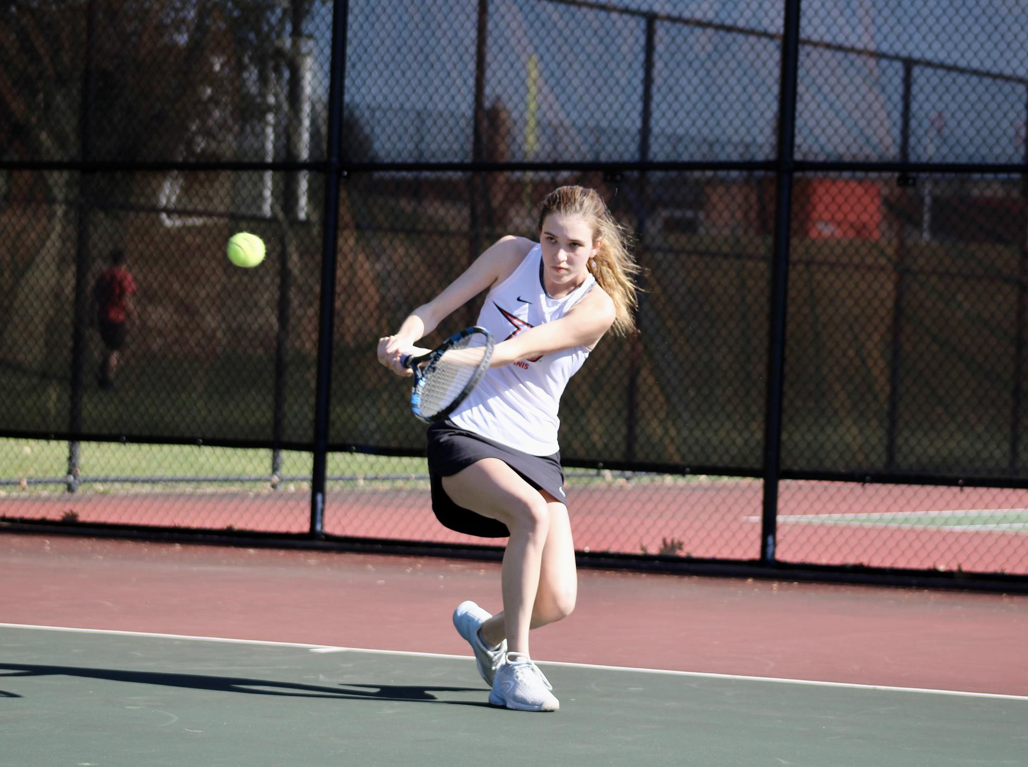 Red Dragon women's tennis on a roll, win fourth in a row downing ...