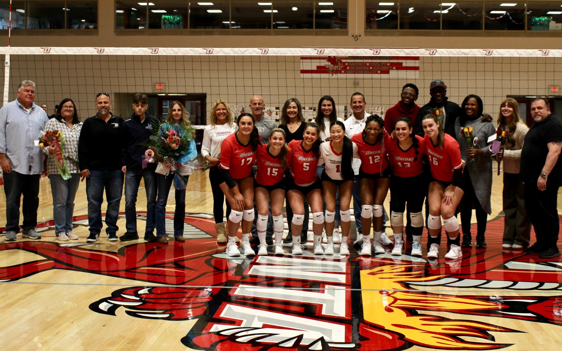 Red Dragons Split in Senior Day Tri-Match - SUNY Oneonta Athletics