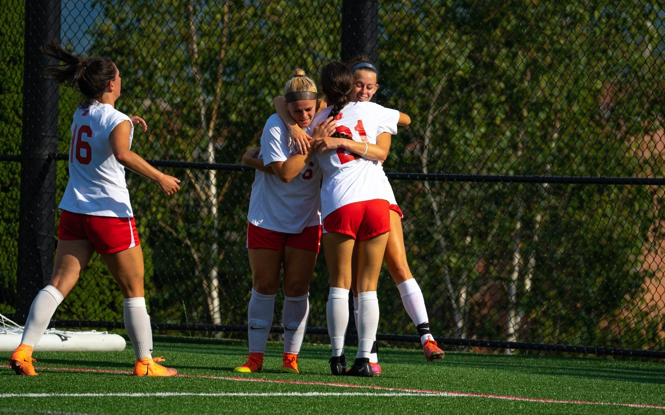 Ring's Hat Trick Powers Red Dragons Past Saxons - SUNY Oneonta Athletics