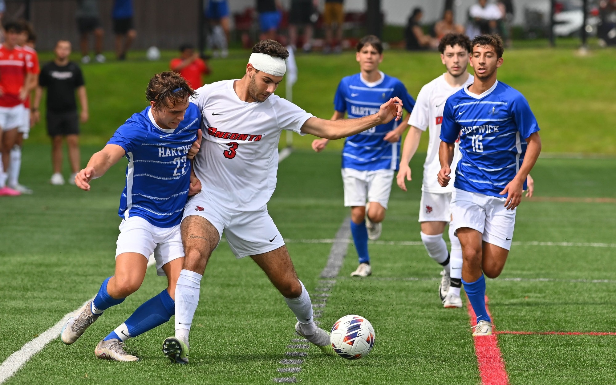 No. 13 Men's Soccer Rallies Late for Win at Utica - SUNY Oneonta Athletics