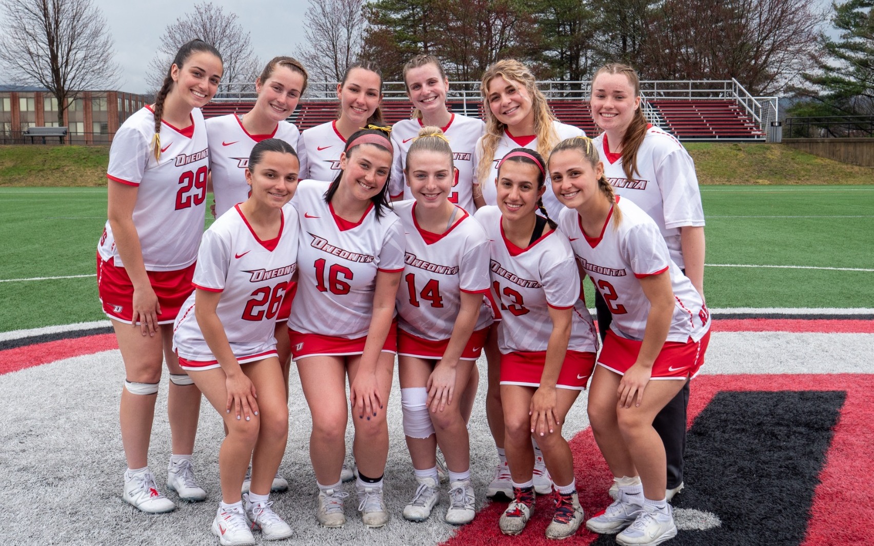 Red Dragons Roll Past Blue Devils on Senior Day - SUNY Oneonta Athletics
