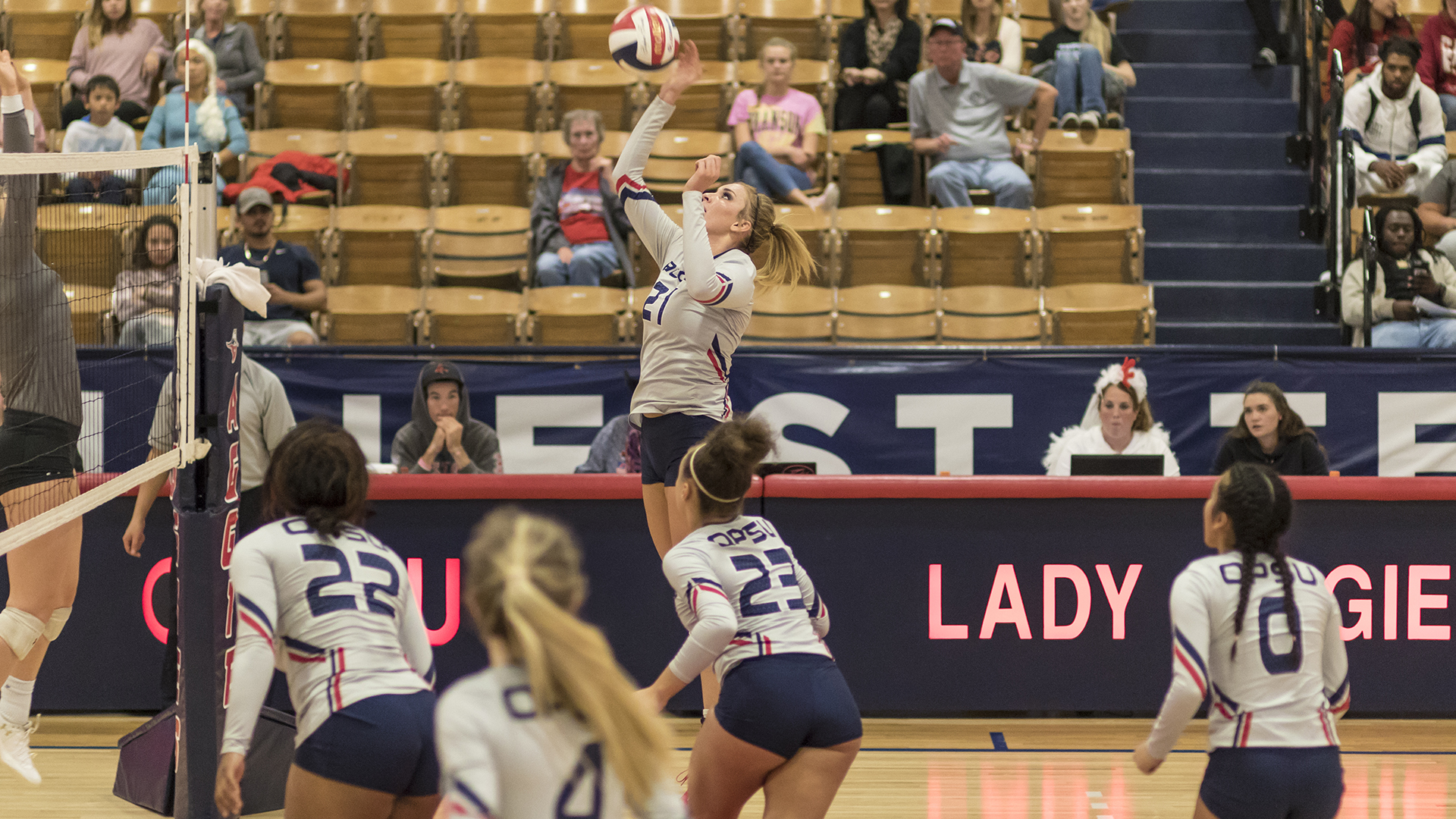 Halloween Treats and Thrilling Triumph for Aggie Volleyball - Oklahoma ...