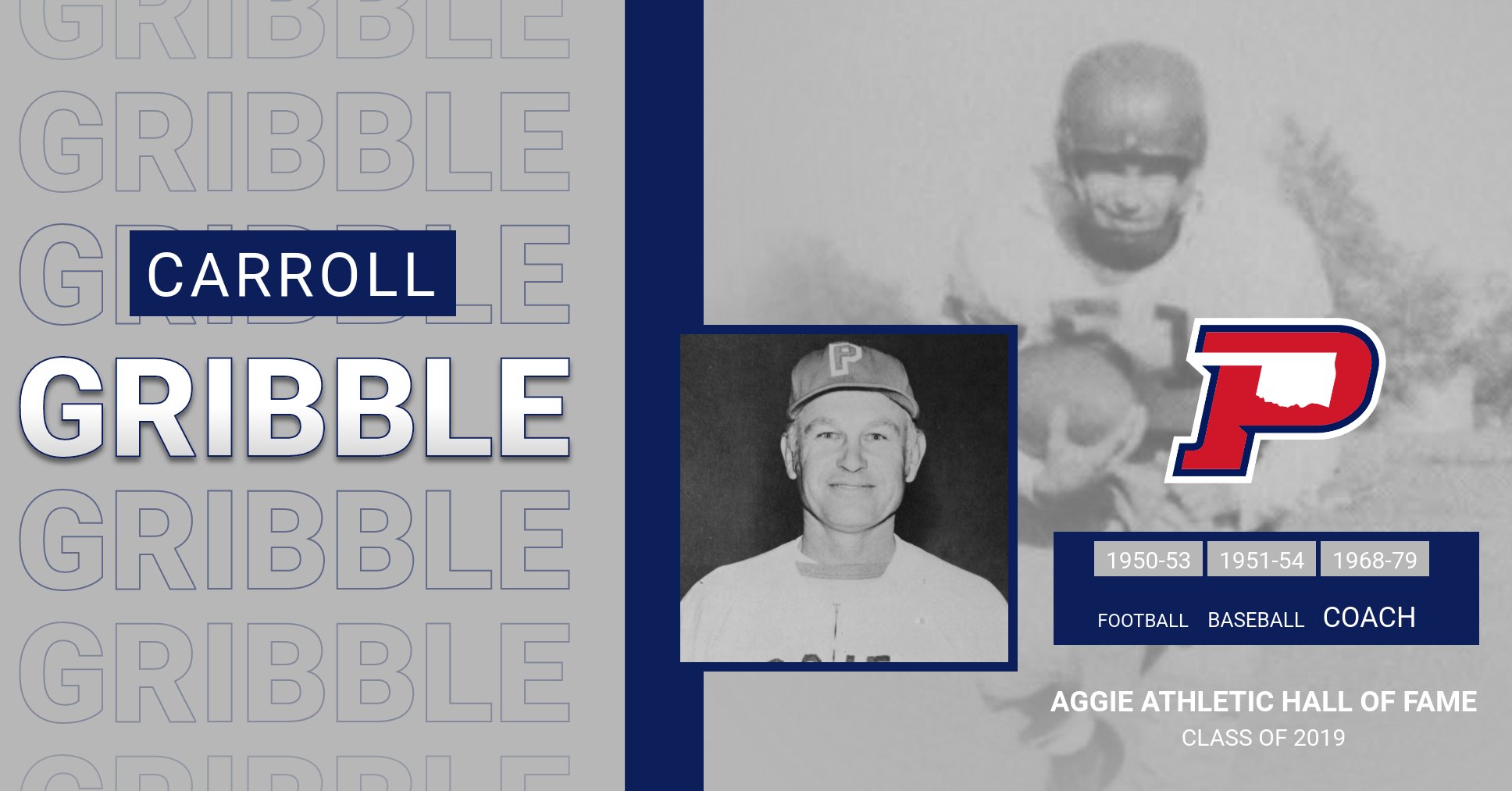 HALL of FAME PREVIEWS: Carroll Gribble - Oklahoma Panhandle State ...