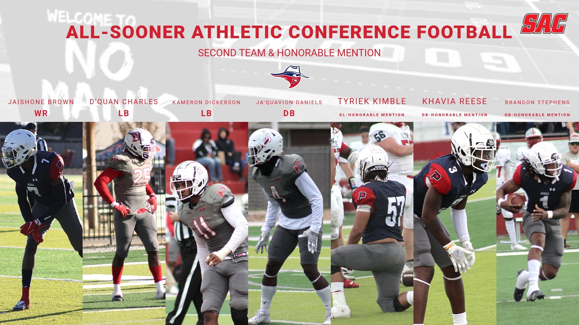 Aggie Football ink 7 on All Conference honors - Oklahoma Panhandle ...