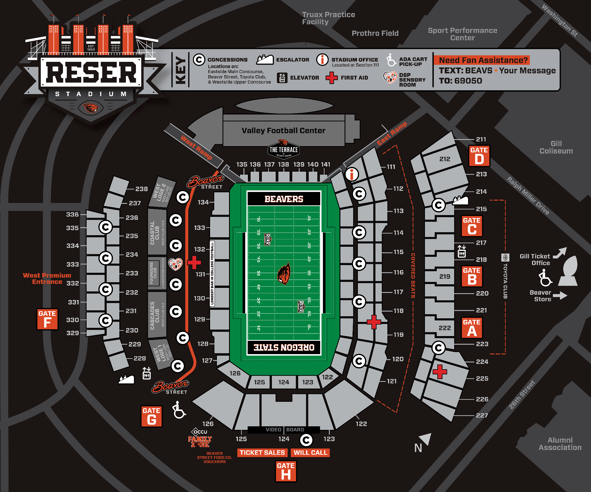 osu stadium seating chart