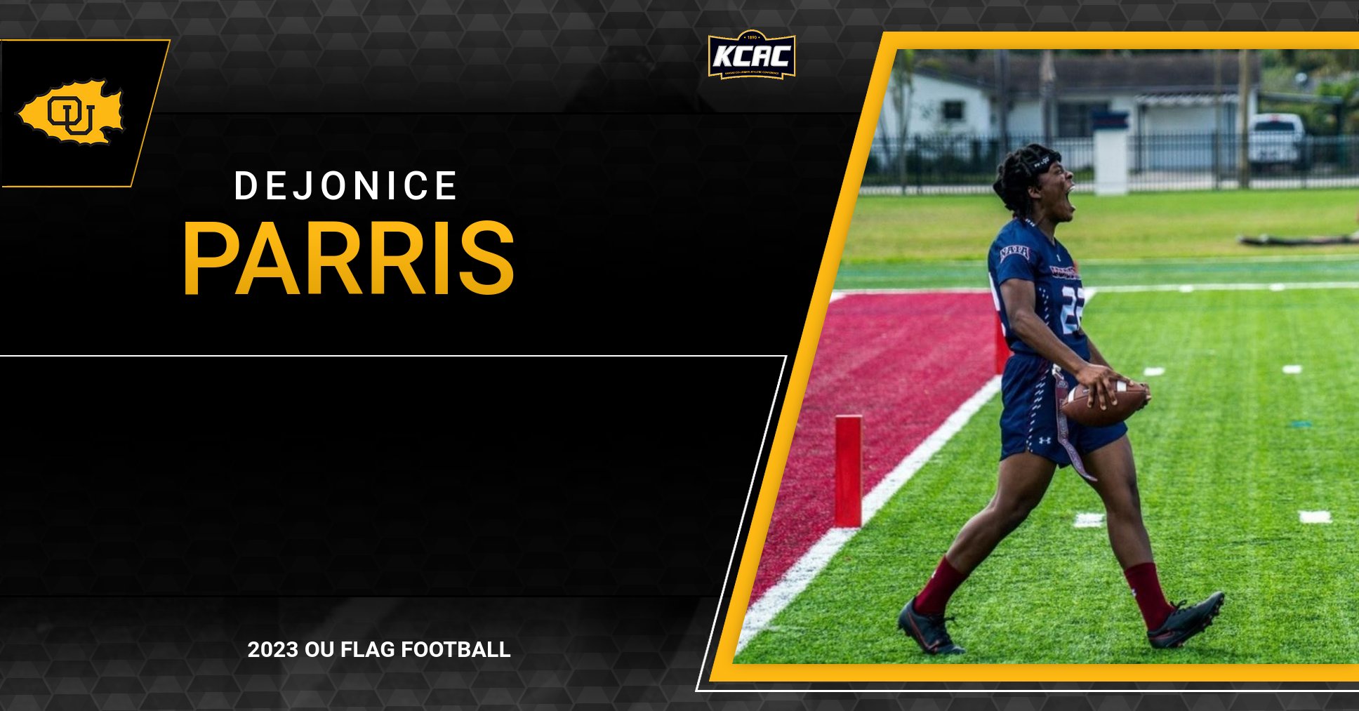 Women's Flag Football Adds Transfer Dejonice Parris for 2023 - Ottawa ...