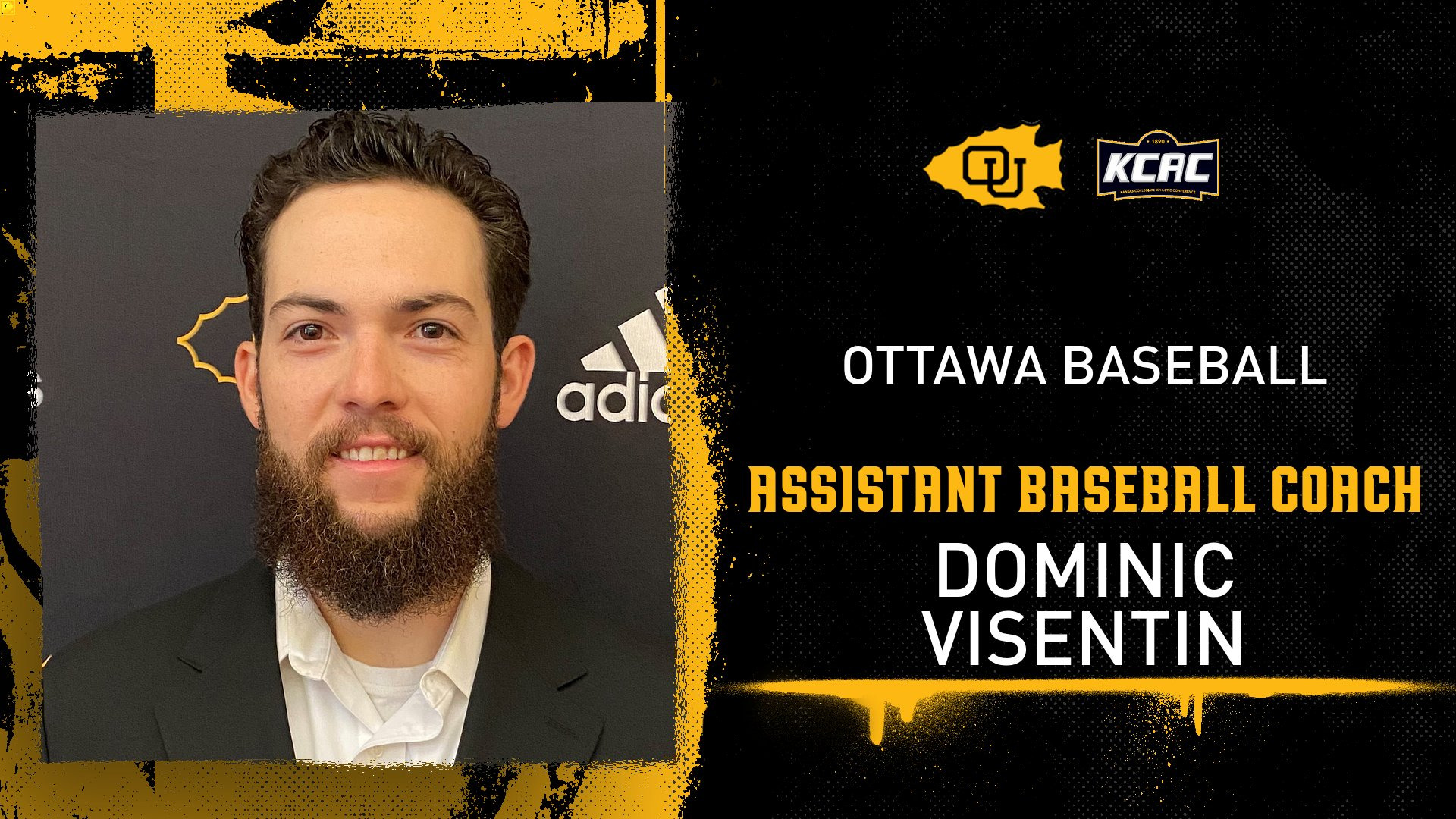 Visentin Named Assistant Baseball Coach - Ottawa University
