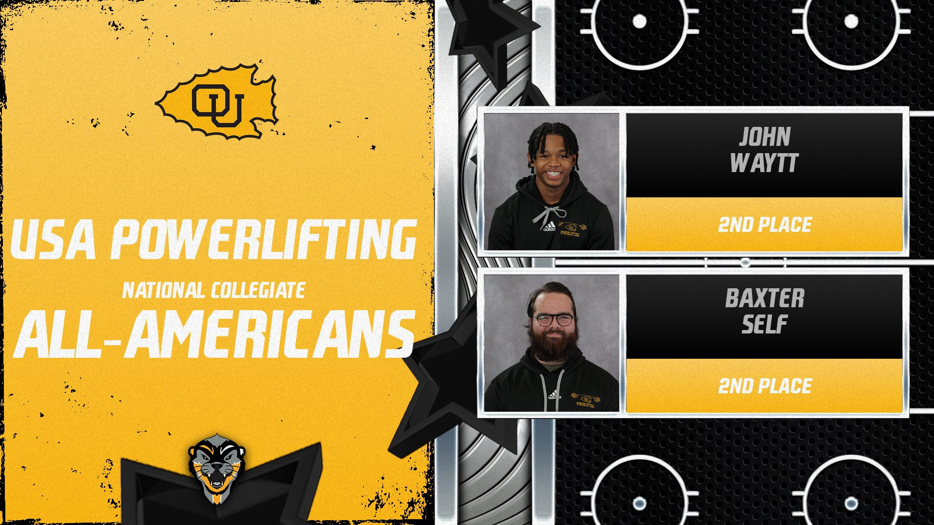 Baxter Self - 2022-23 - Men's Powerlifting - Ottawa University