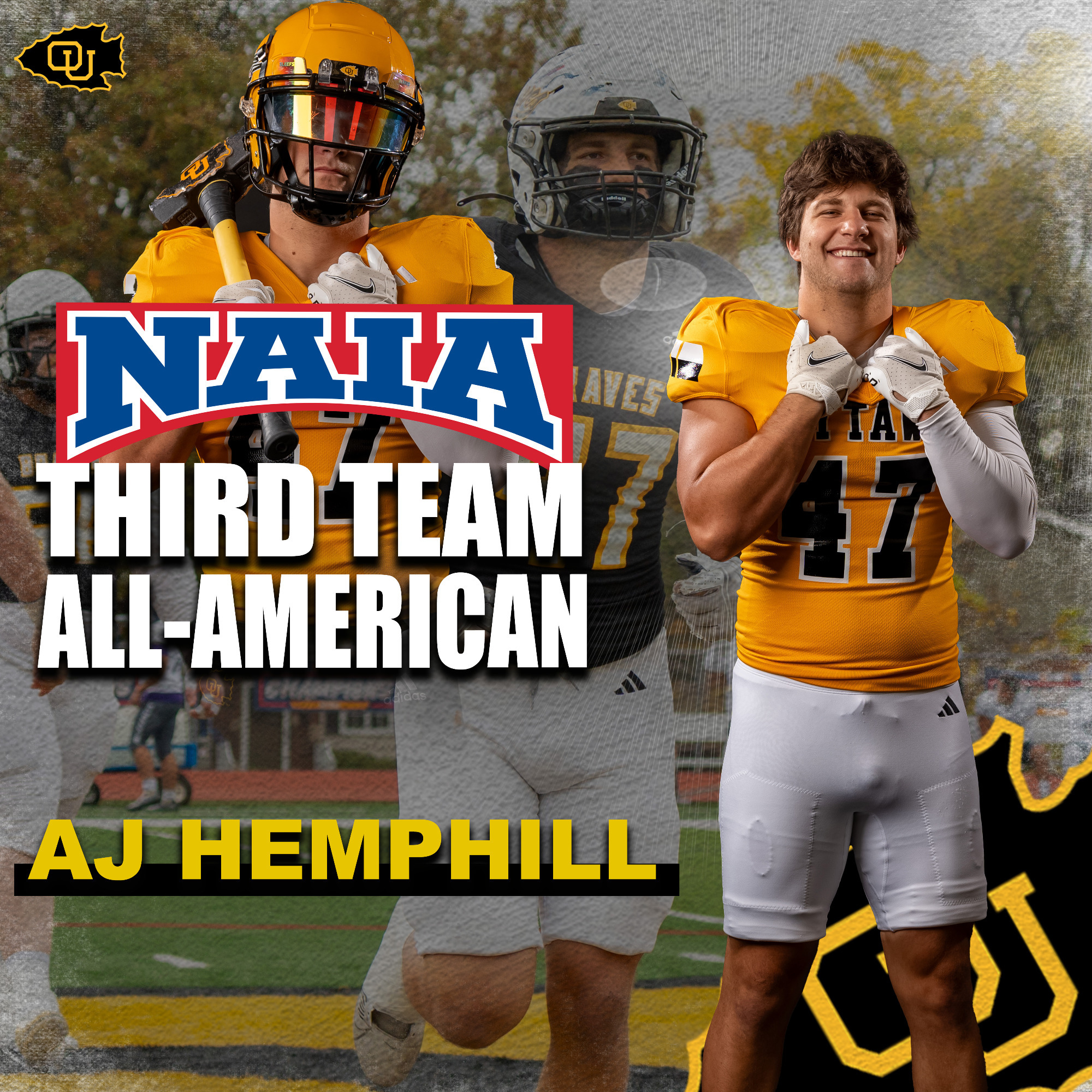 Hemphill and Ruth Named NAIA All-Americans - Ottawa University