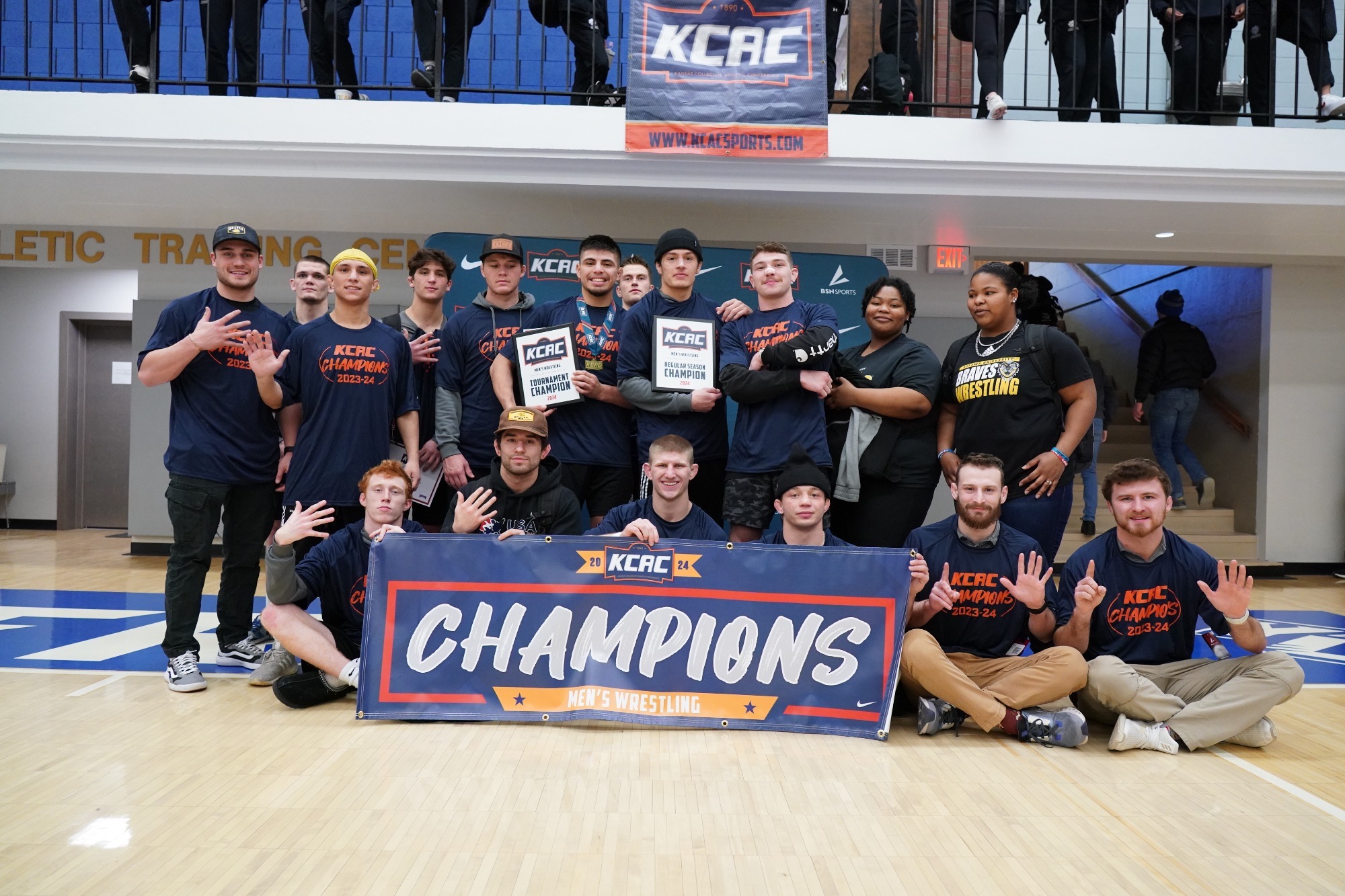 #8 Braves Captured their Fourth Straight KCAC Tournament Title on ...