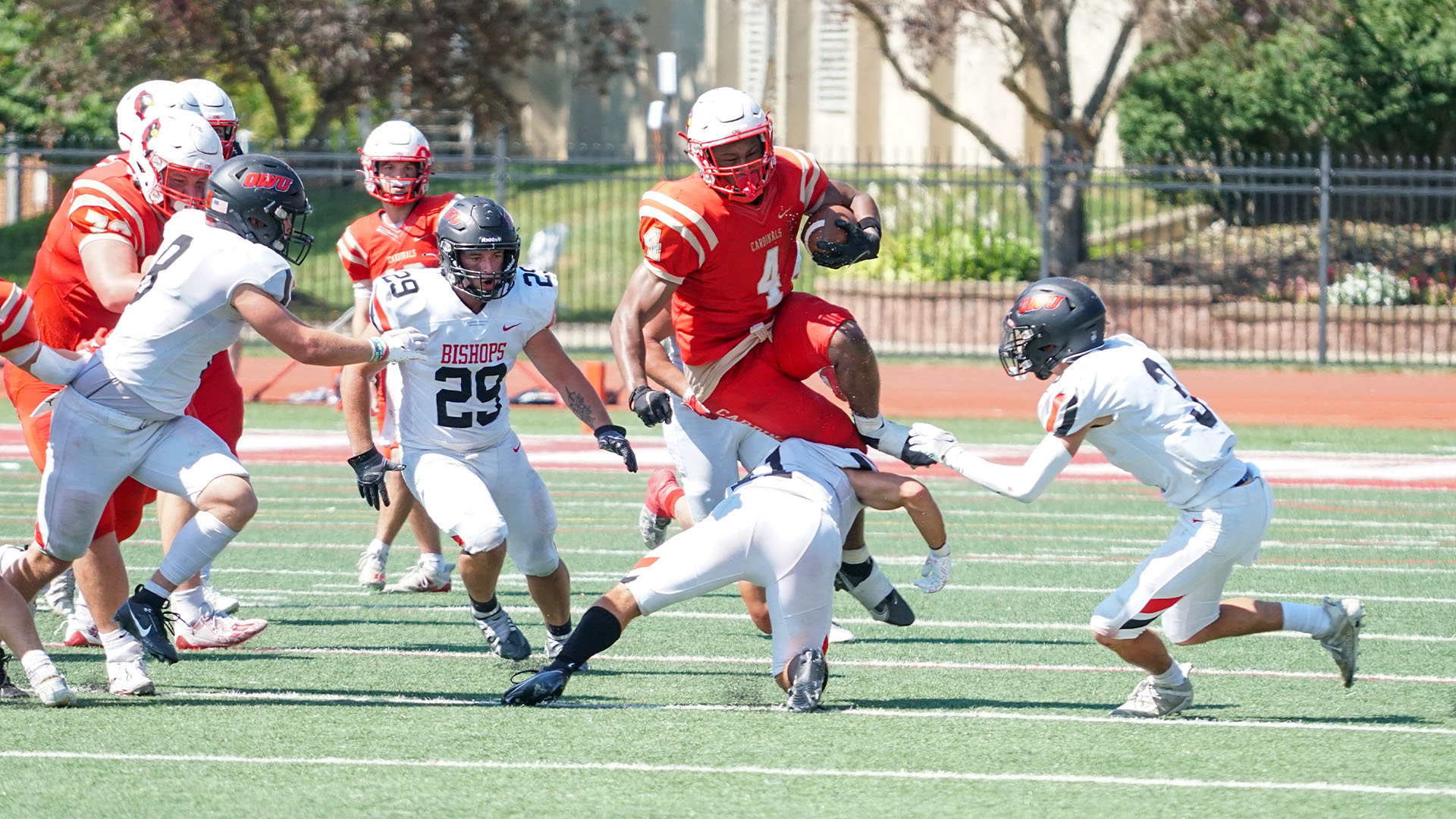 FB: OWU Spoils Season Opener in Wild Back-and-Forth Affair - Otterbein ...