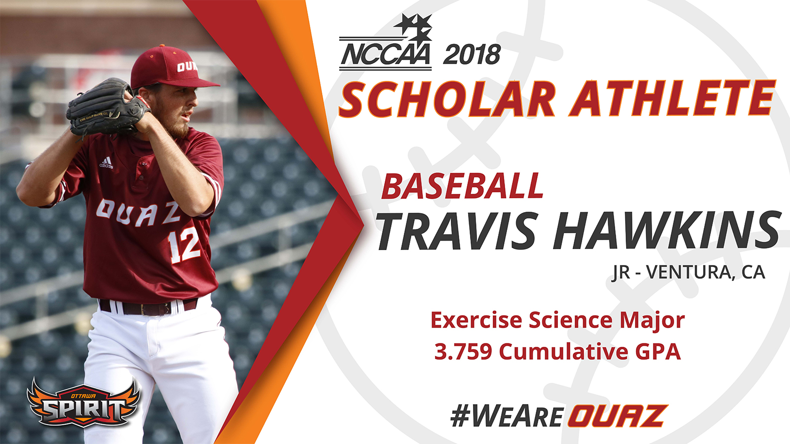 Travis Hawkins - Baseball - OUAZ Athletics