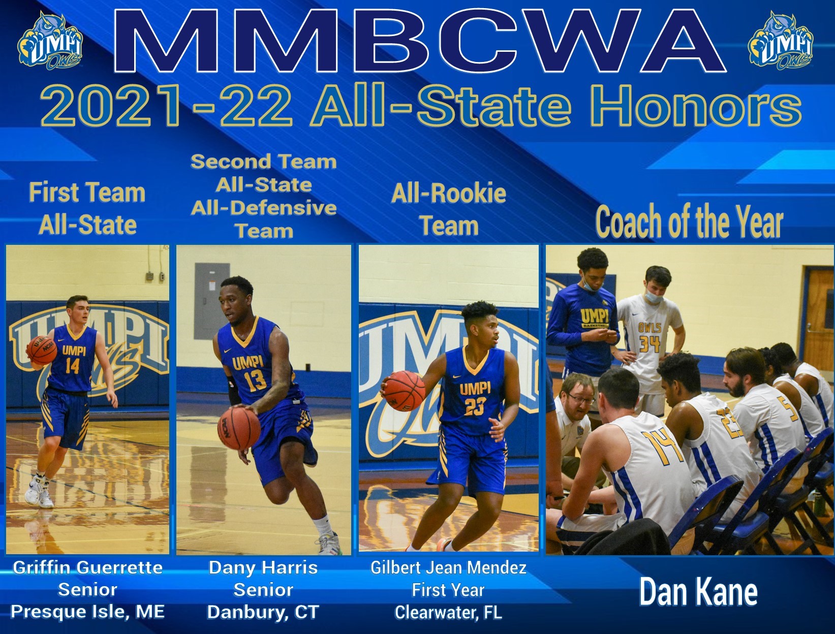 Owls Earns All-State Honors - University of Maine at Presque Isle