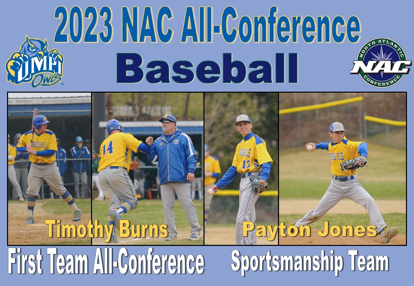 Burns Highlights NAC Awards for Owls - University of Maine at Presque Isle