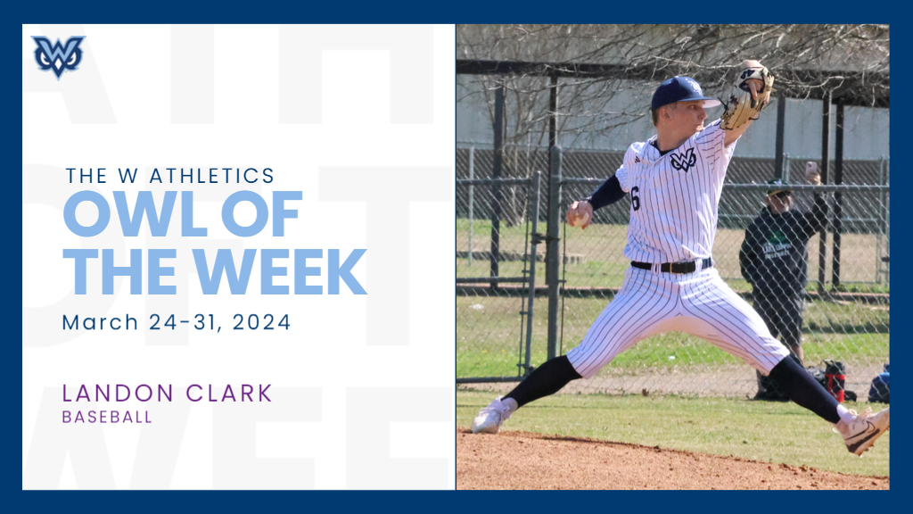 OWL OF THE WEEK: Landon Clark (baseball) - Mississippi University for Women