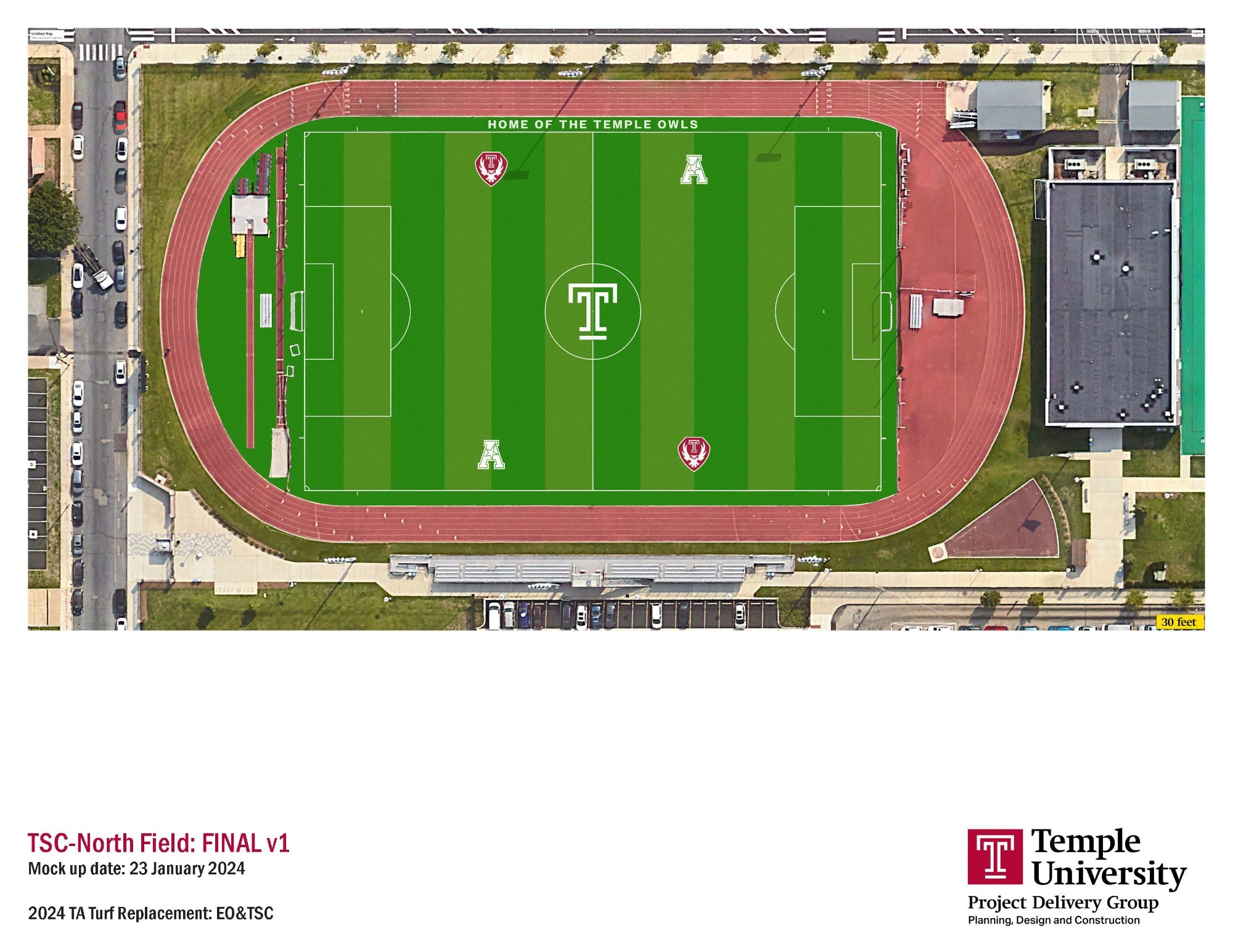 Temple to Resurface Athletics Facilities with FieldTurf - Temple