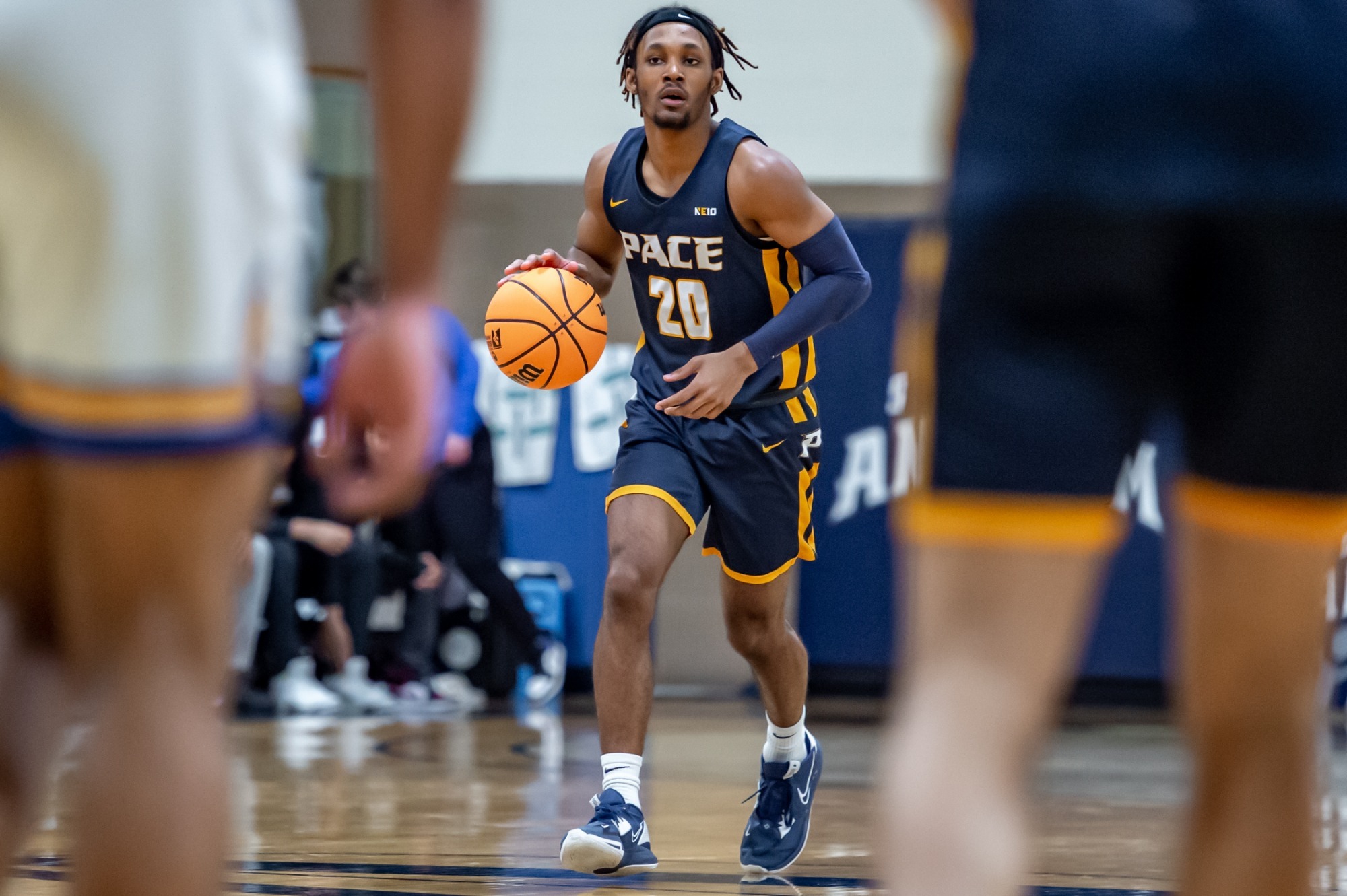 Chaz Harvey - 2023-24 - Men's Basketball - Pace University Athletics