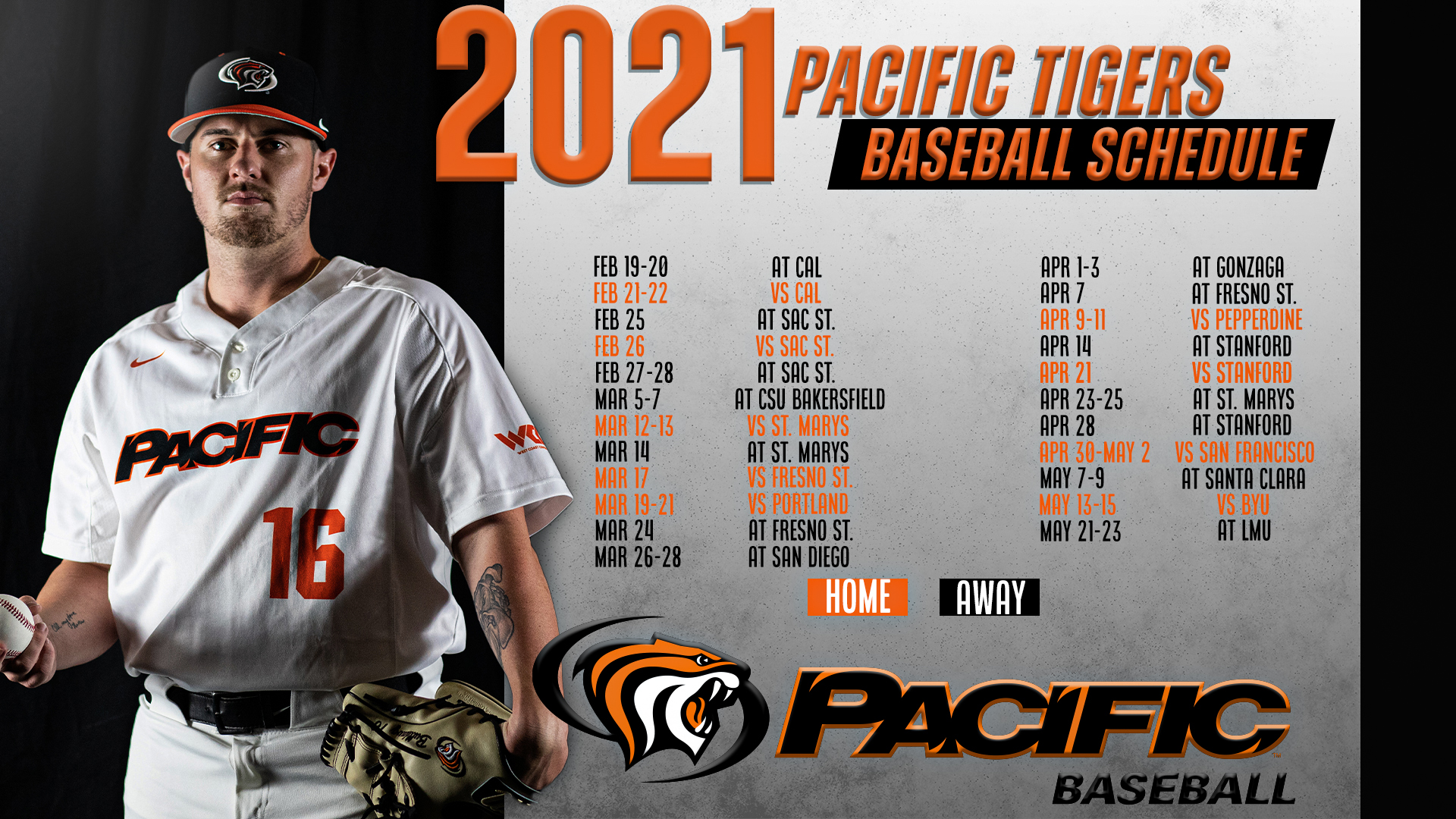 Baseball Releases 2021 Schedule - University of the Pacific