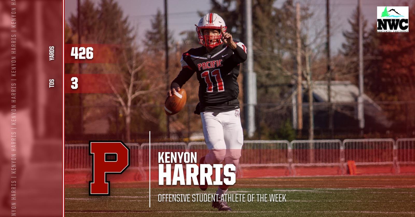 Kenyon Harris - Football - Pacific University Athletics