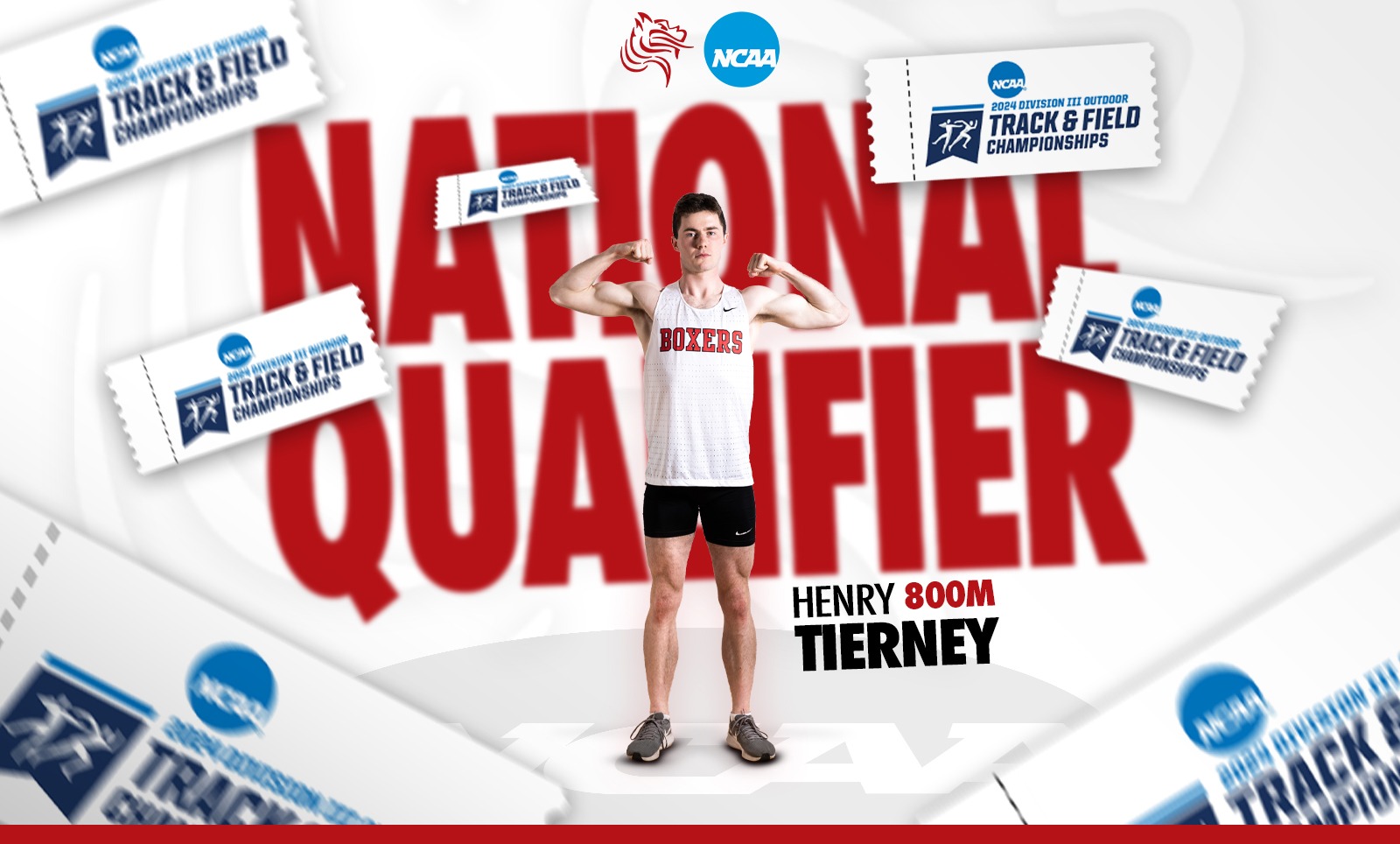 Henry Tierney Competes in the 800m at 2024 NCAA DIII National ...