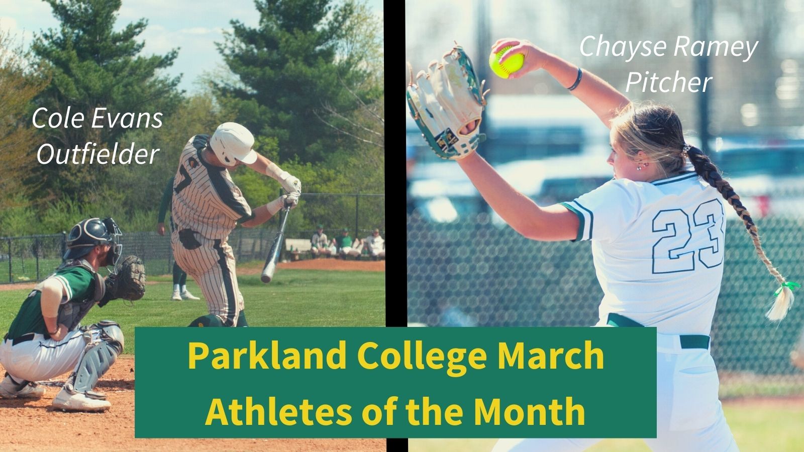 Ramey and Evans Named Parkland College’s March Athletes of the Month ...
