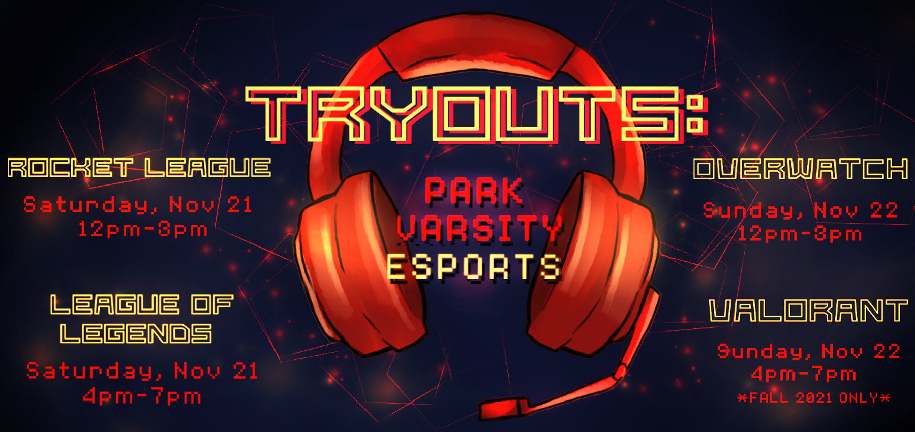 Park University Esports to Host Virtual Tryouts - Park University (MO)