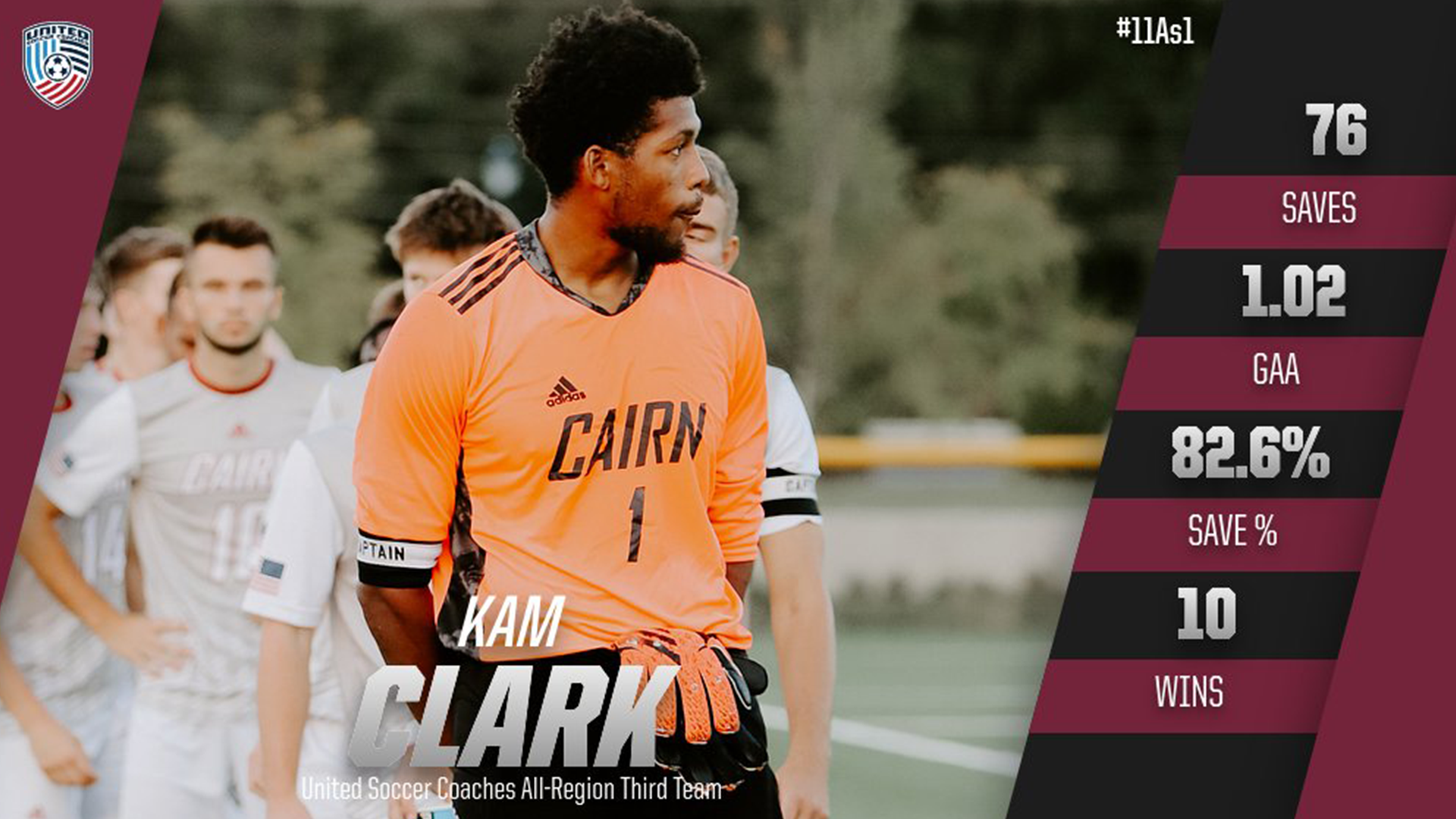 Kameron Clark - 2022 - Men's Soccer - Cairn University Athletics