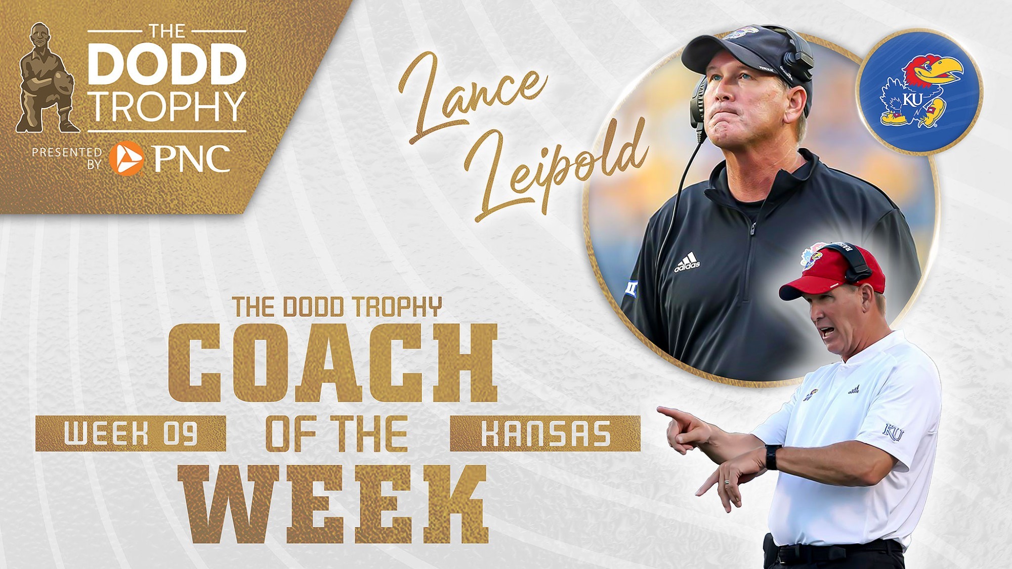 Lance Leipold Named Dodd Trophy Coach of the Week - Peach Bowl