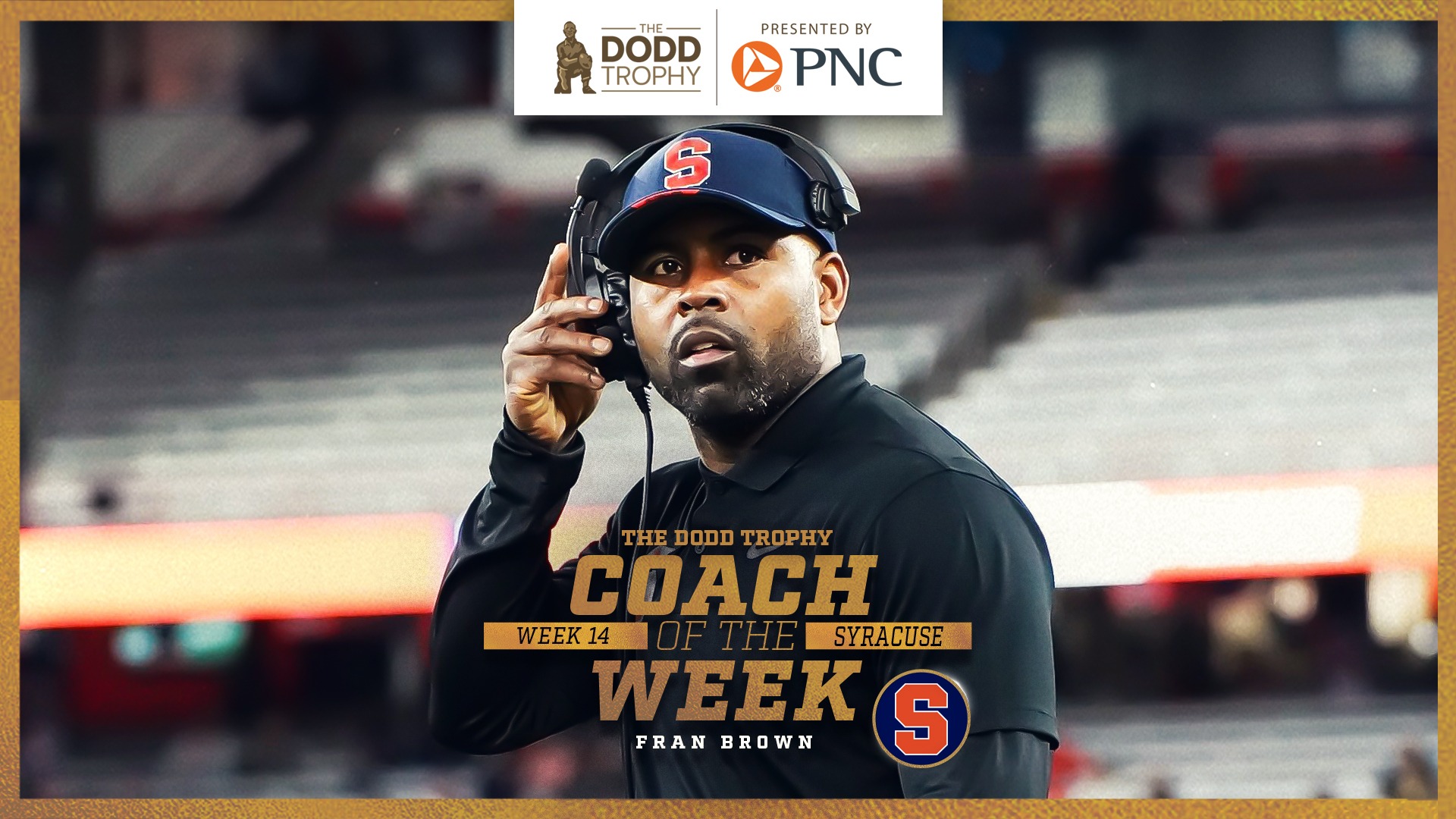 Marcus Freeman Wins 2024 Dodd Trophy - Peach Bowl