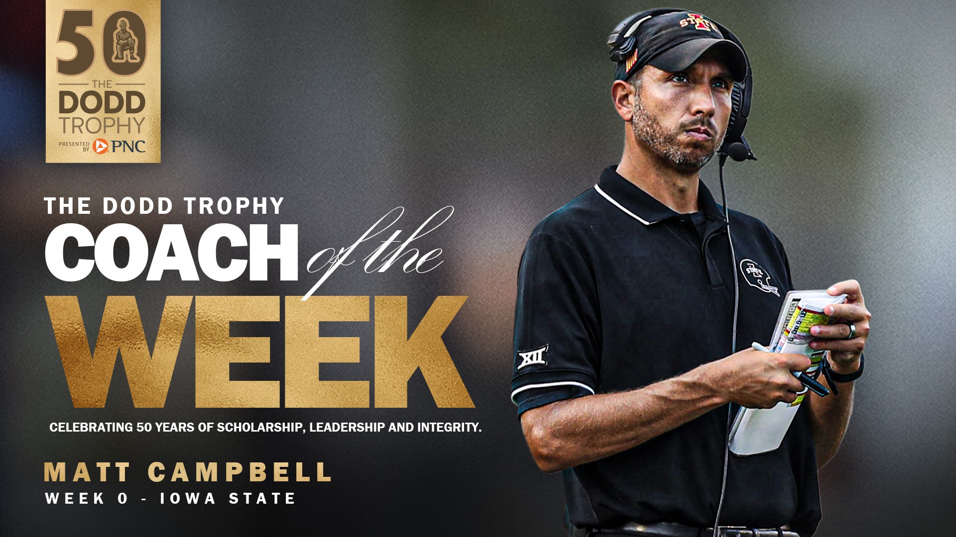 Florida State’s Mike Norvell Named Dodd Trophy Coach of the Week ...
