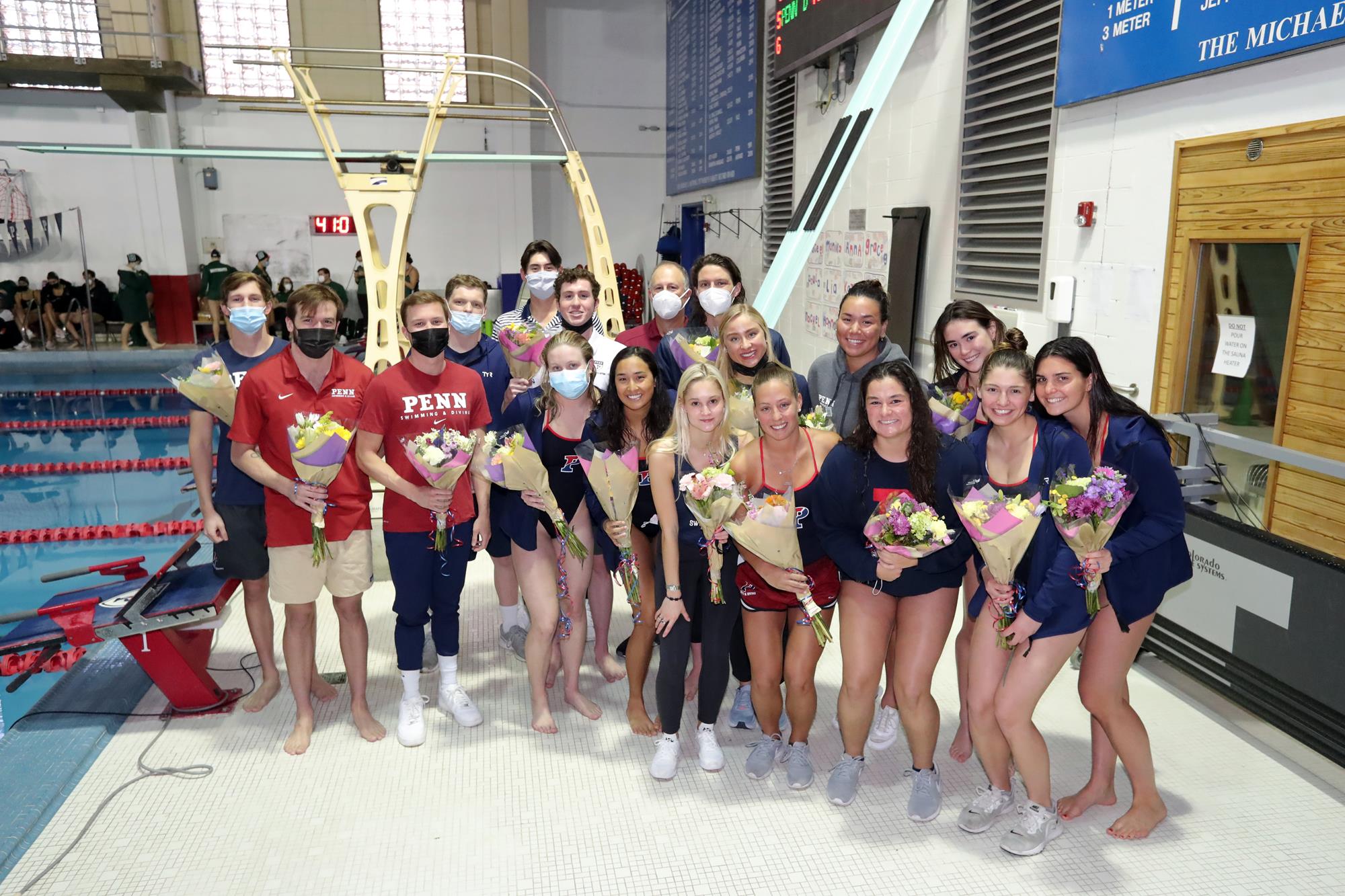 Women's Swimming & Diving Performs Well on Senior Day - University of ...