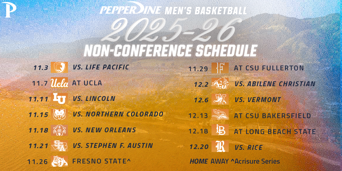 Men's Basketball Reveals 2025-26 WCC Conference Schedule - Pepperdine ...
