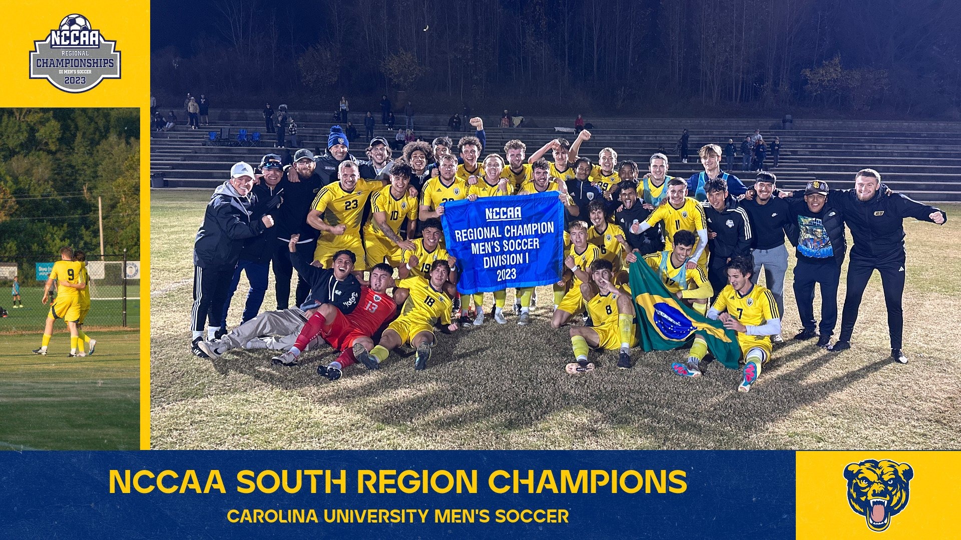 Men's Soccer Wins NCCAA South Region Championship - Carolina University ...