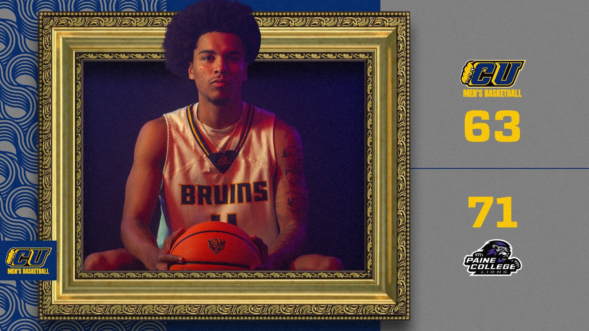 Mens Basketball in Close Match Up Against Paine - Carolina University ...