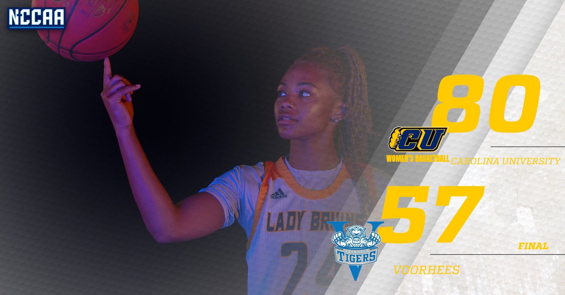 Womens Basketball Takes Down Voorhees - Carolina University Athletics