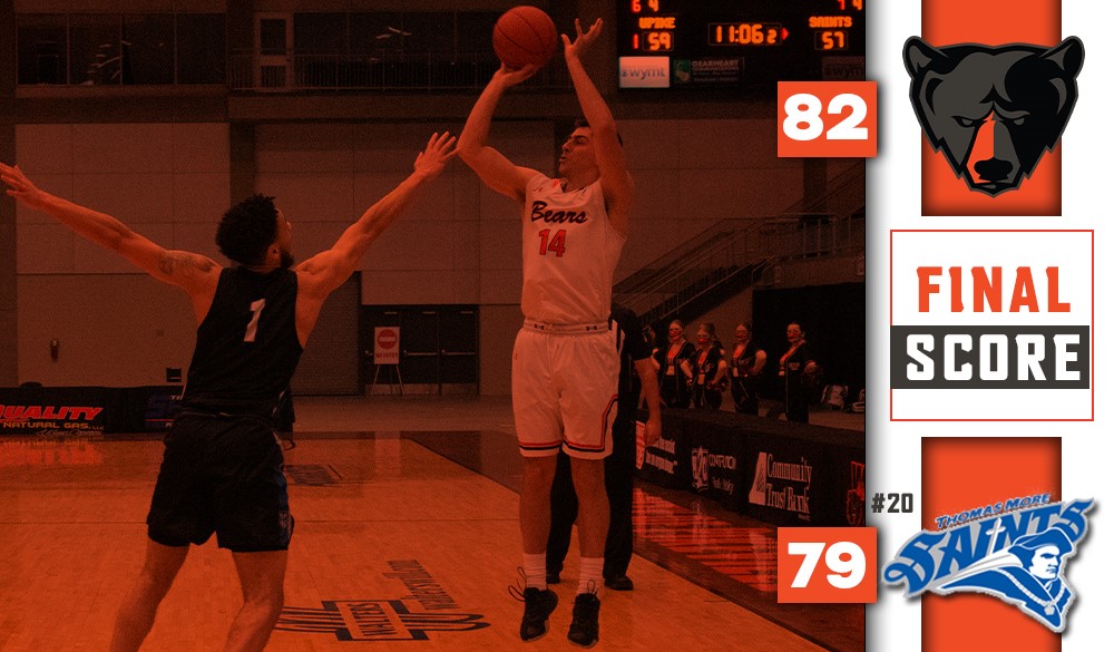 Bears Claim Third Ranked Win; Defeat Thomas More Behind Four in Double ...