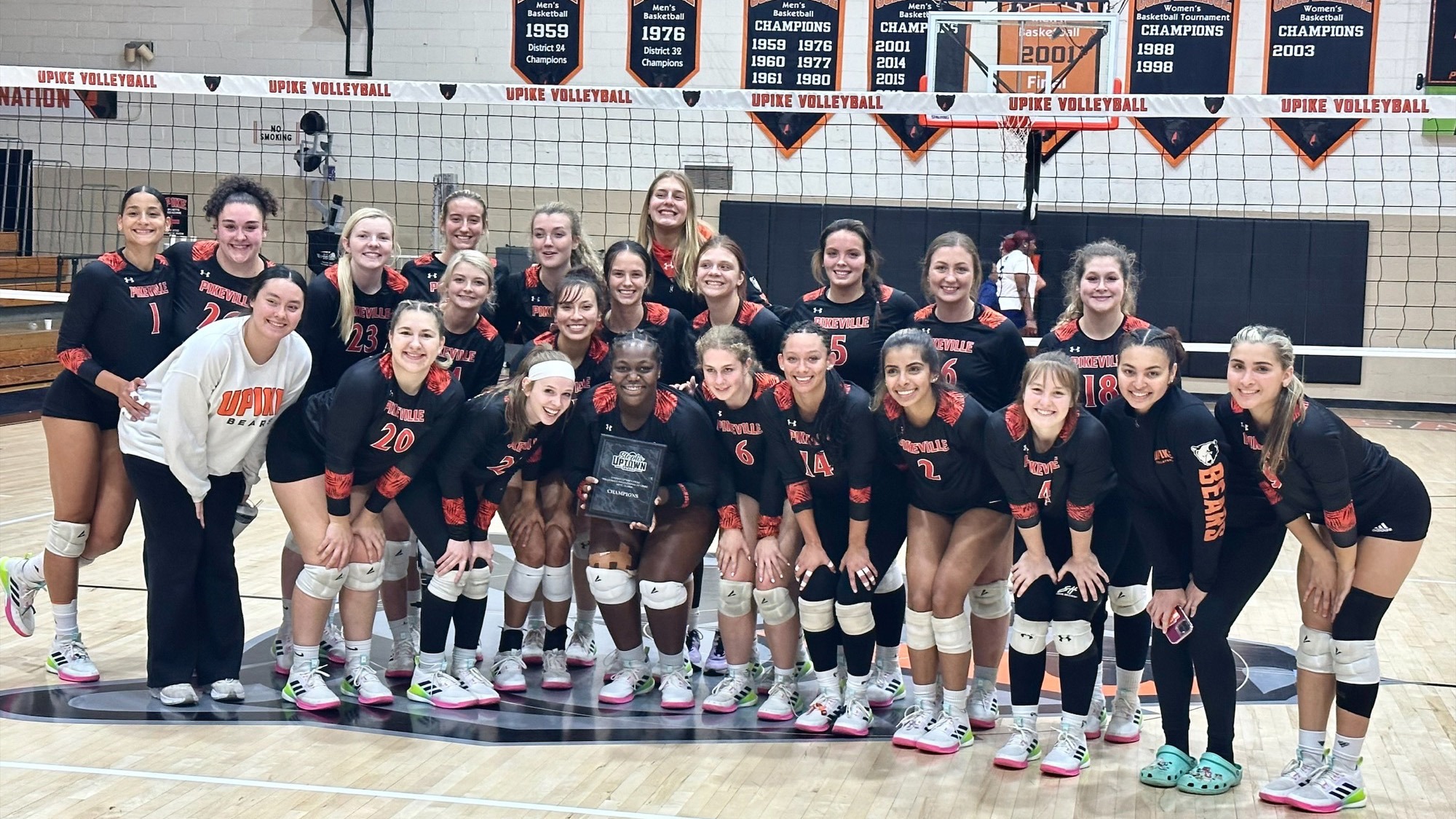 Volleyball Takes Home Trophy After Sweeping Invitiational - UPIKE Athletics