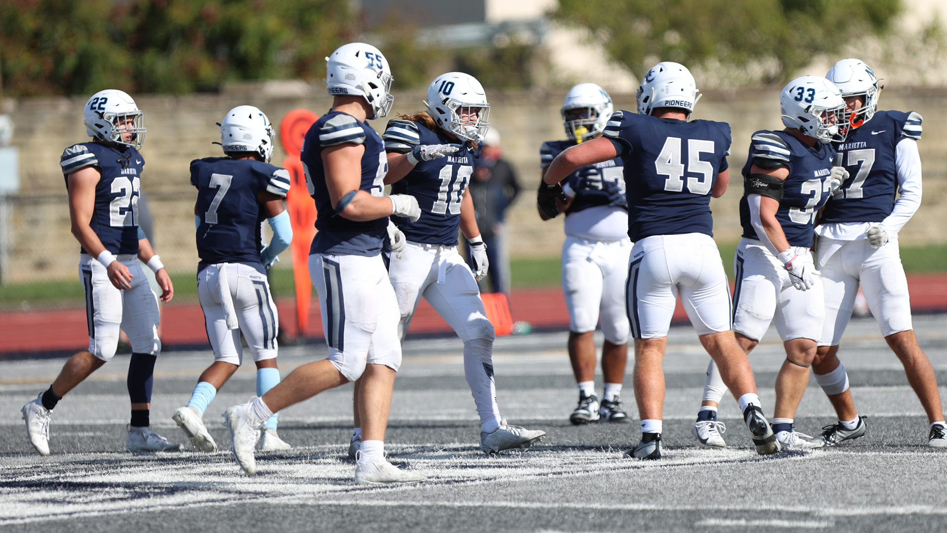 Pioneers dominate Wilmington in 45-15 victory - Marietta College Athletics