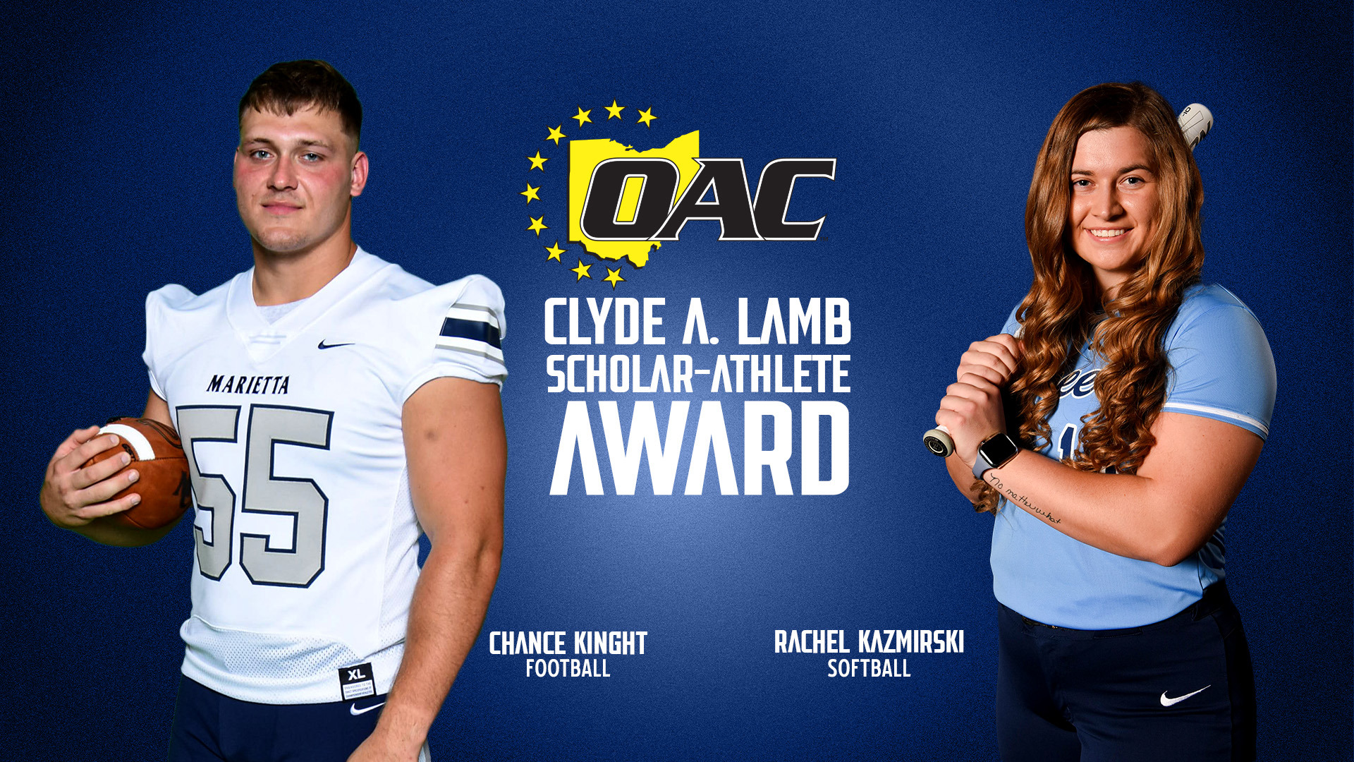 43 Pioneers named to Fall Academic All-OAC Honor Roll - Marietta ...