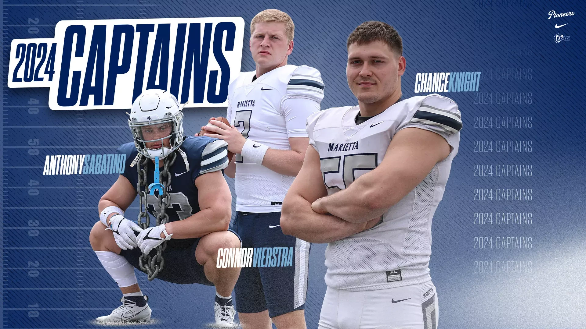 43 Pioneers named to Fall Academic All-OAC Honor Roll - Marietta ...