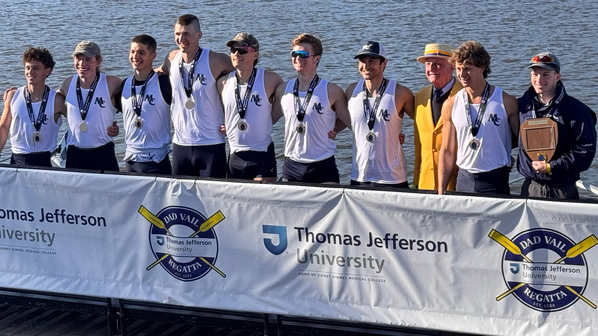 Men's Rowing races Tufts, WPI and Connecticut College - Marietta College Athletics