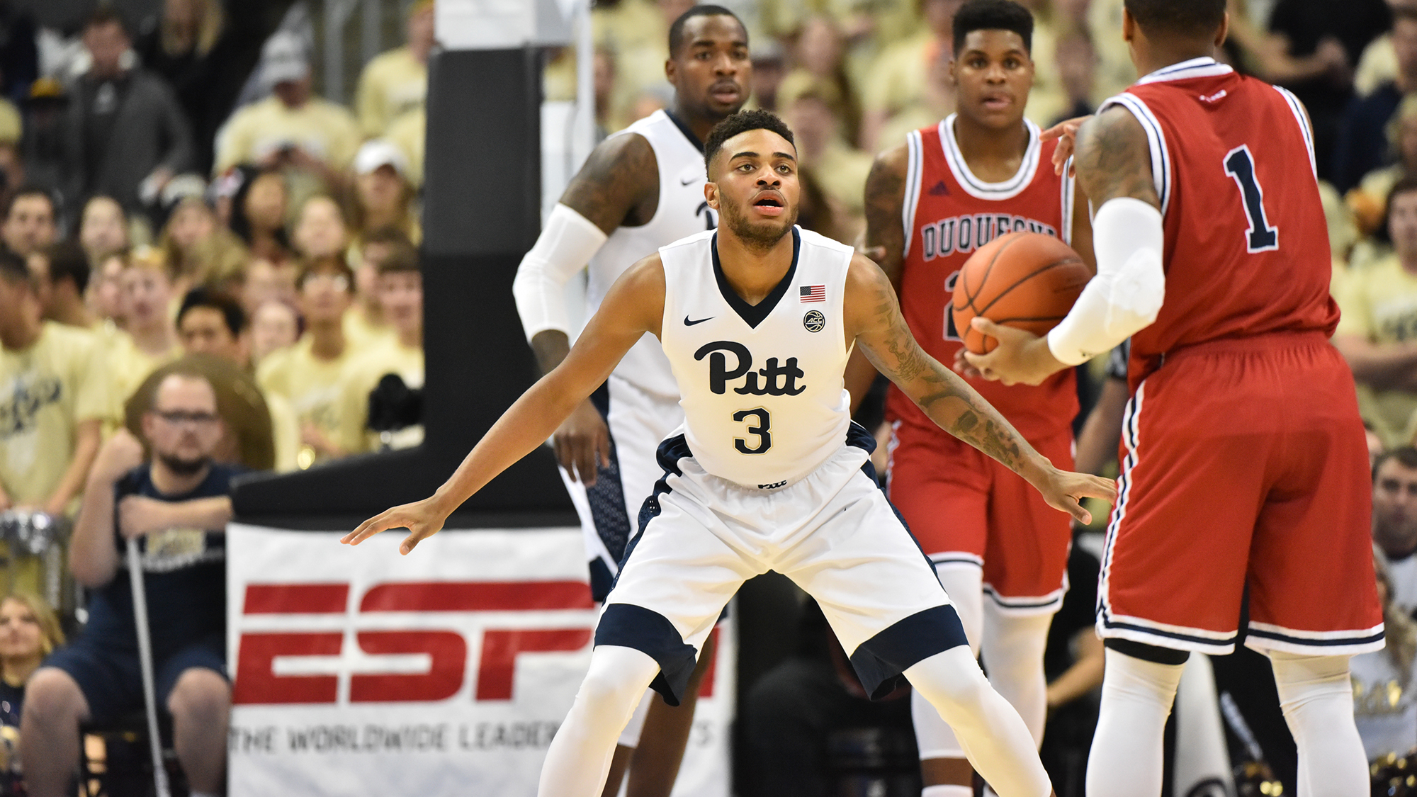 Damon Wilson - Men's Basketball - Pitt Panthers #H2P