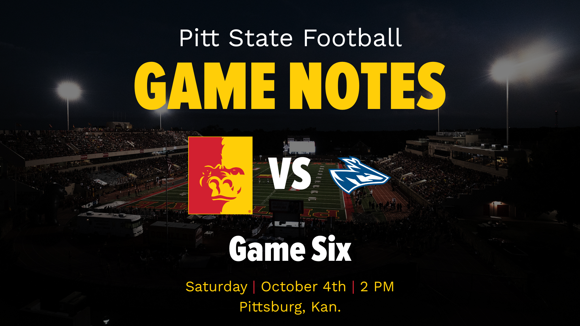 Pitt State Announces 2025 Football Schedule - Pittsburg State ...