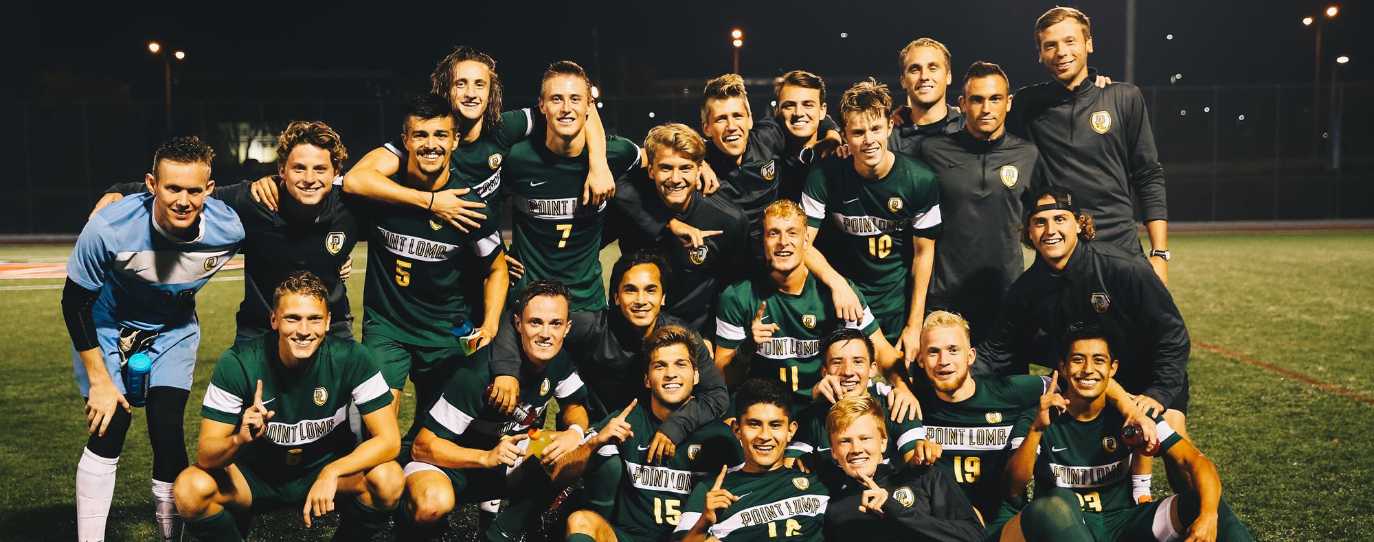 MEN'S SOCCER JUMPS TO #2 IN REGIONAL RANKINGS - PLNU Athletics