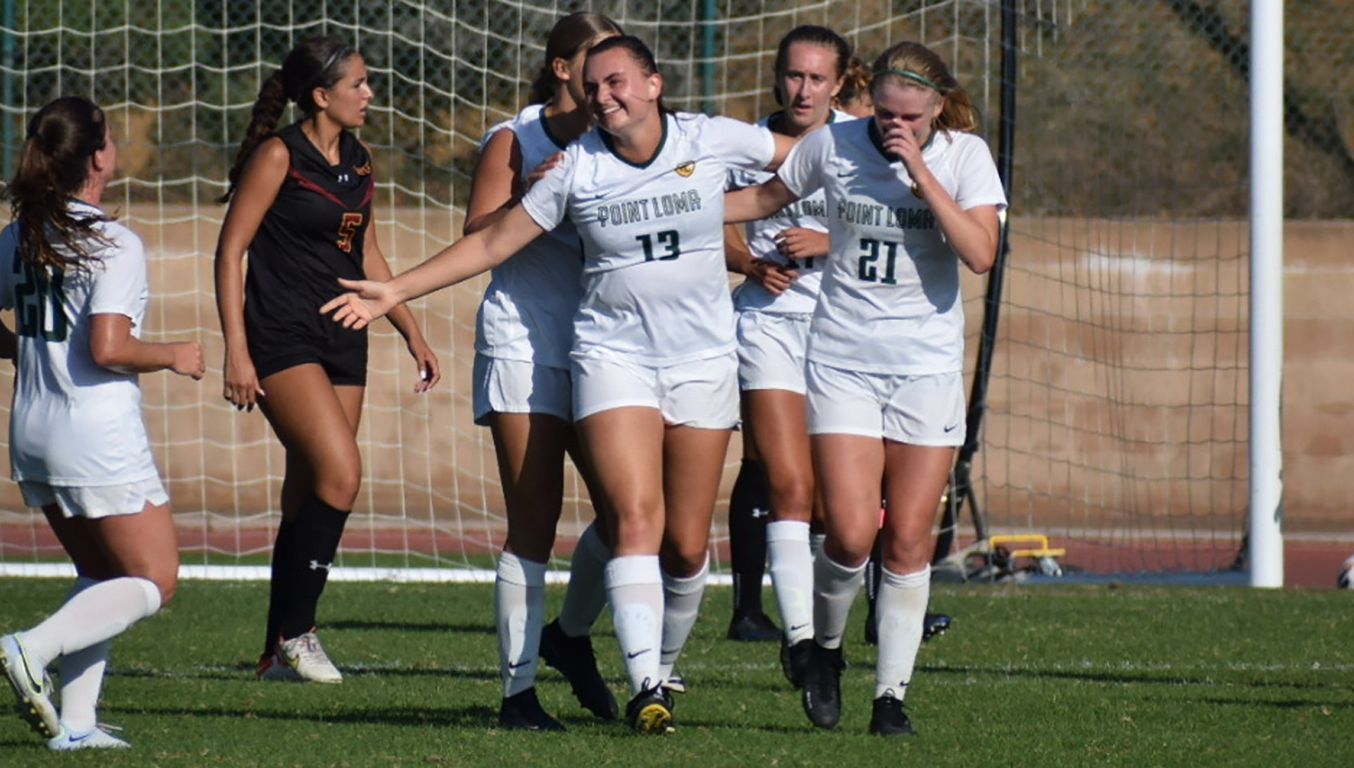 FIVE DIFFERENT PLAYERS SCORE IN ROUT - PLNU Athletics