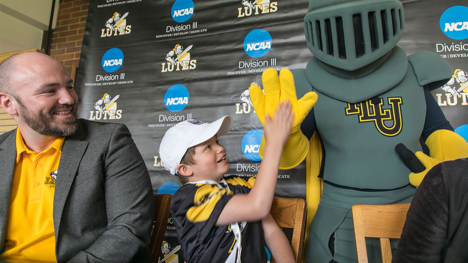 Football Signs Jeremiah from Team IMPACT in Special Draft Day Event ...