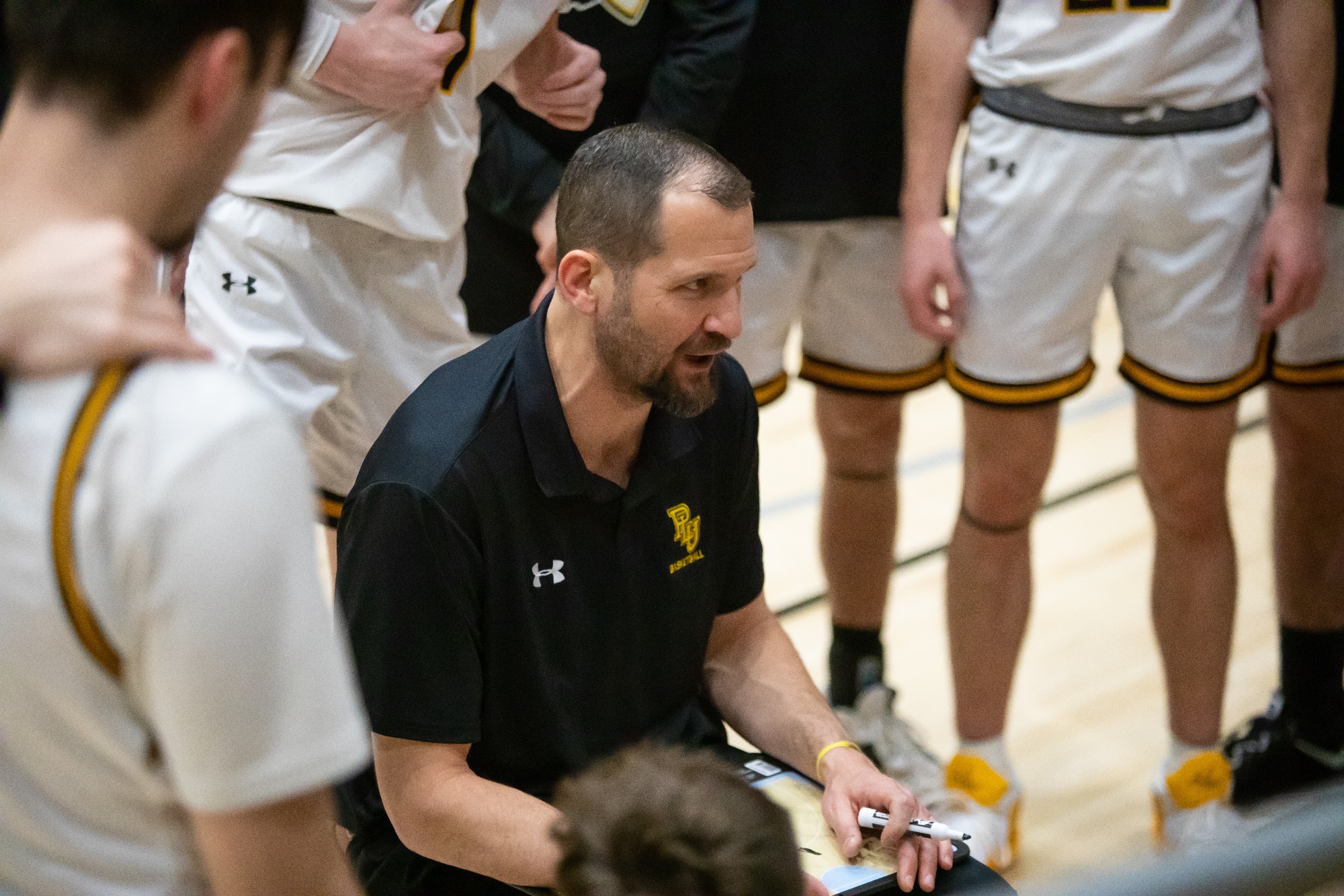 PLU Unveils New Floor in Olson Gym - Pacific Lutheran University Athletics