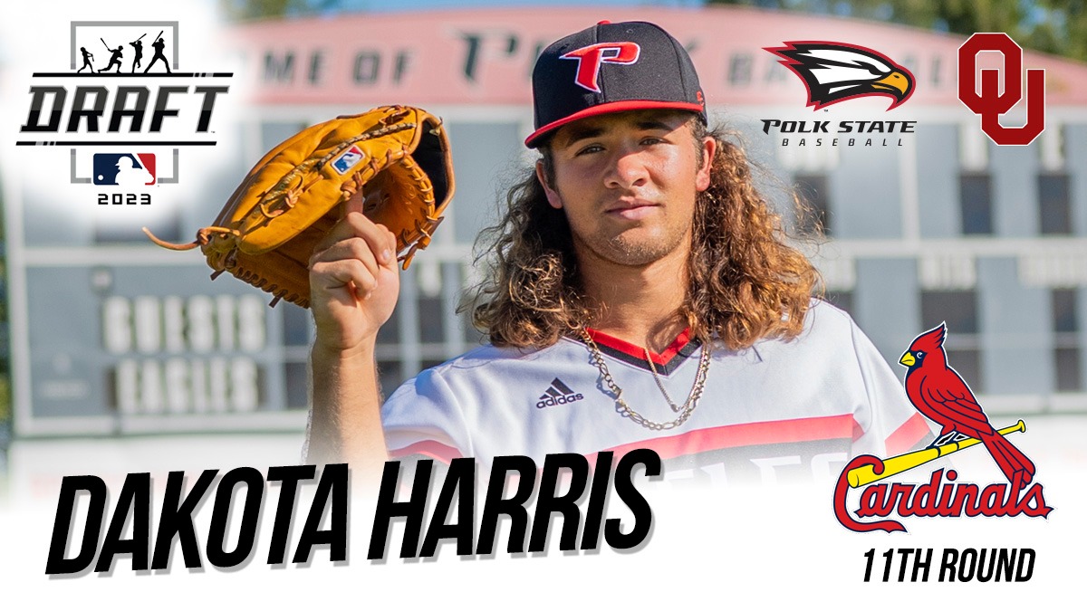 Former Polk State standout Harris selected by Cardinals - Polk State College